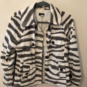J. Crew | Jackets & Coats | J Crew Striped Spring Jacket | Poshmark